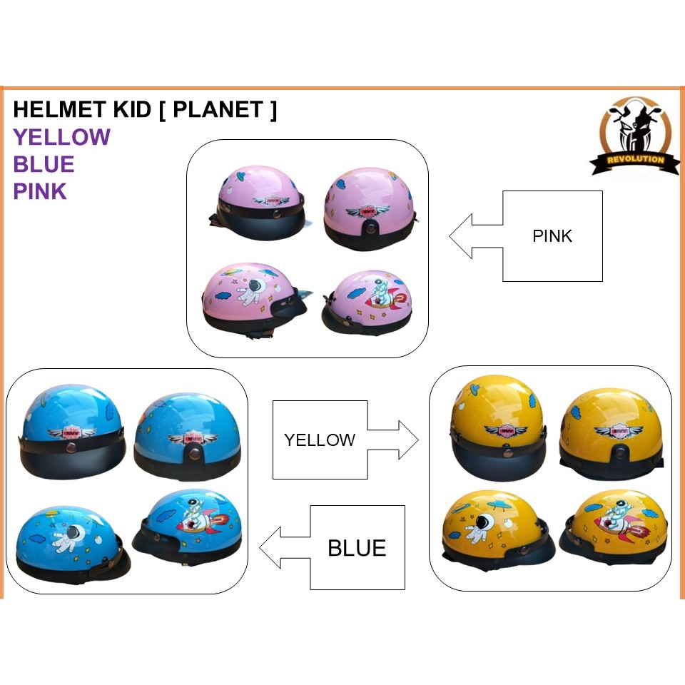 HELMET BUDAK KIDS HELMET MOTORCYCLE CHILDREN CARTOON KANAK KANAK ...