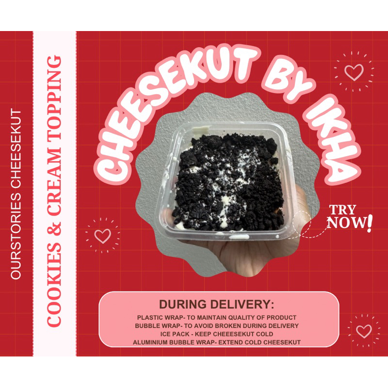 OUR STORIES CHEESEKUT- TOPPING CHOCOLATE CHIP | Shopee Malaysia