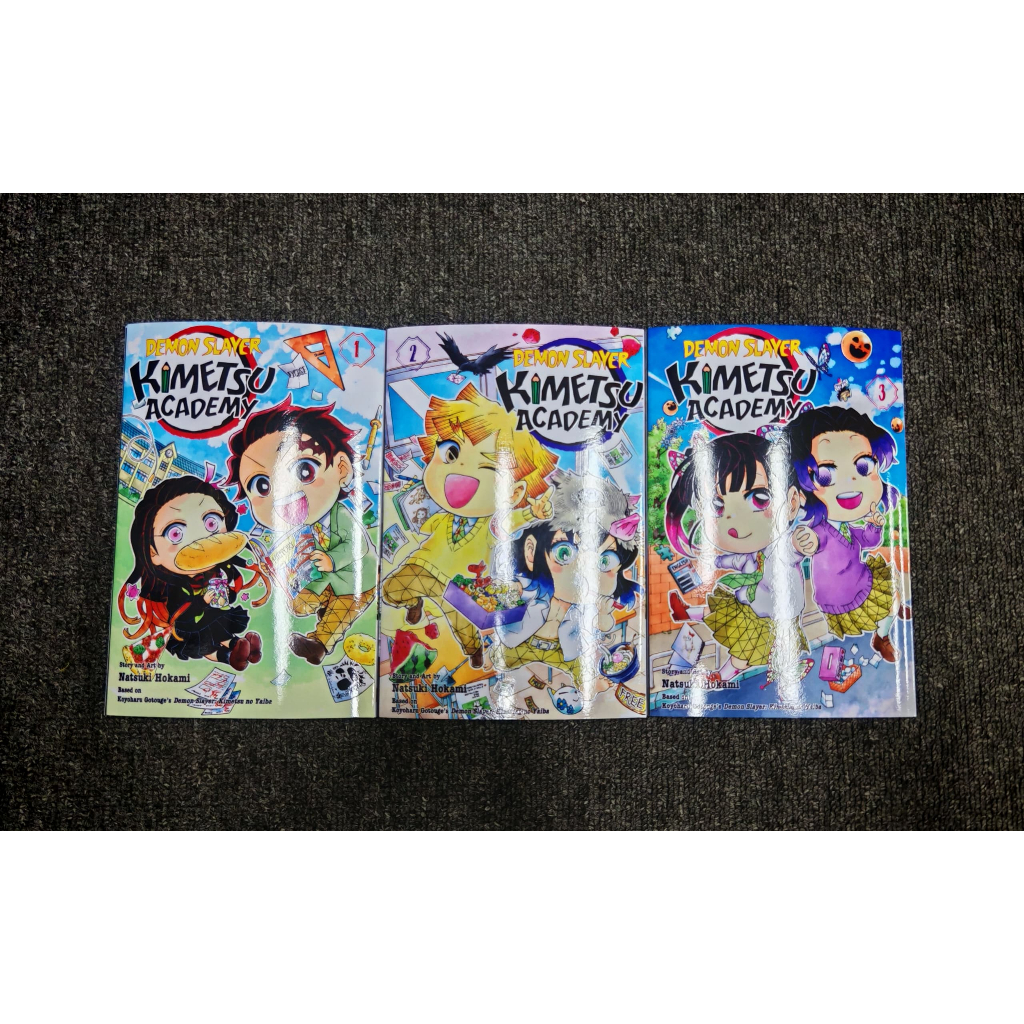 Demon Slayer : Kimetsu Academy Manga Volume 1-5 (Ongoing) (English ...