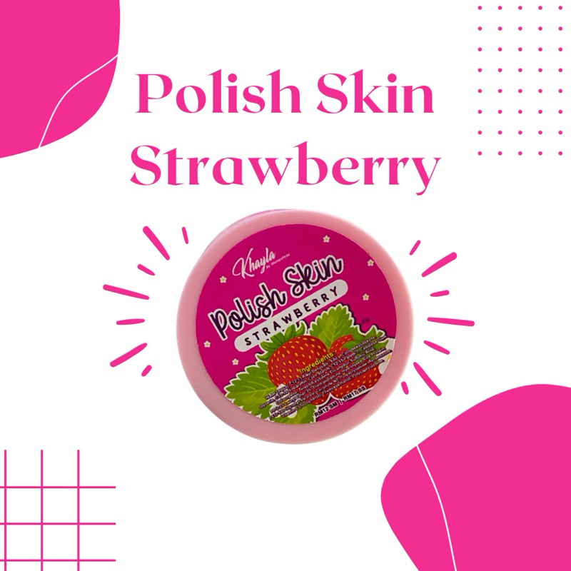 KHAYLA POLISH SKIN STRAWBERRY (new) | Shopee Malaysia