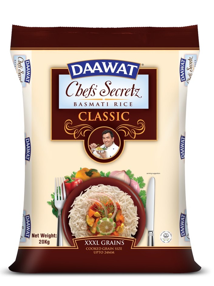 DAAWAT ROYAL CHEF SECRET CLASSIC BASMATI RICE 5KG | Shopee Malaysia