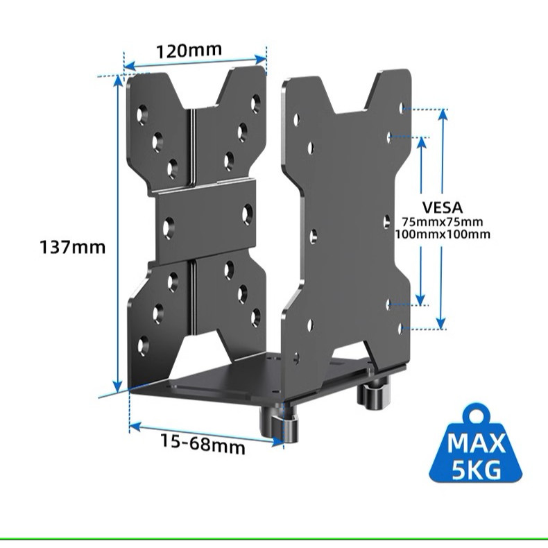 Adjustable VESA Mount Bracket for Mini Desktop or Micro Desktop PC ...