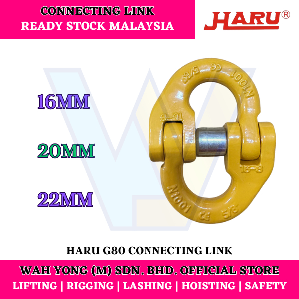 HARU G80 CONNECTING LINK / HAMMERLOCK / COUPLING LINK (16MM - 22MM ...
