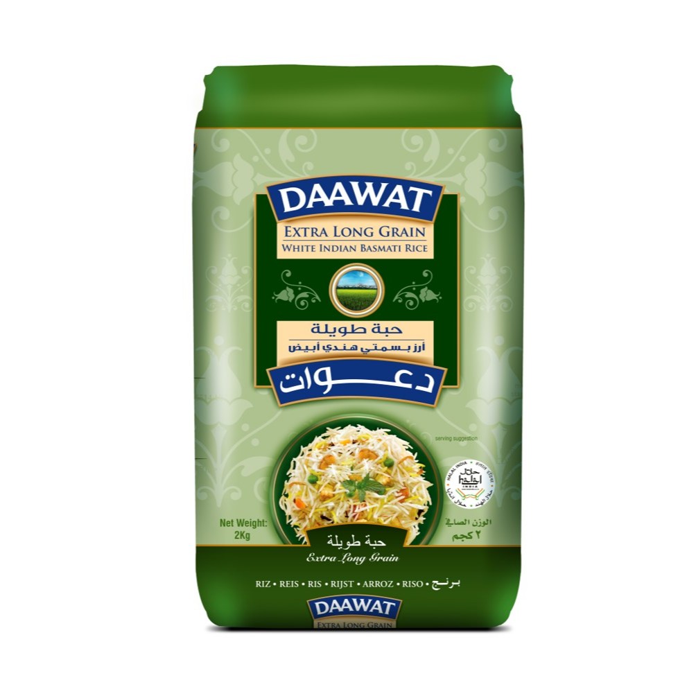 DAAWAT EXTRA LONG GRAIN BRIYANI BASMATI RICE 2KG | Shopee Malaysia