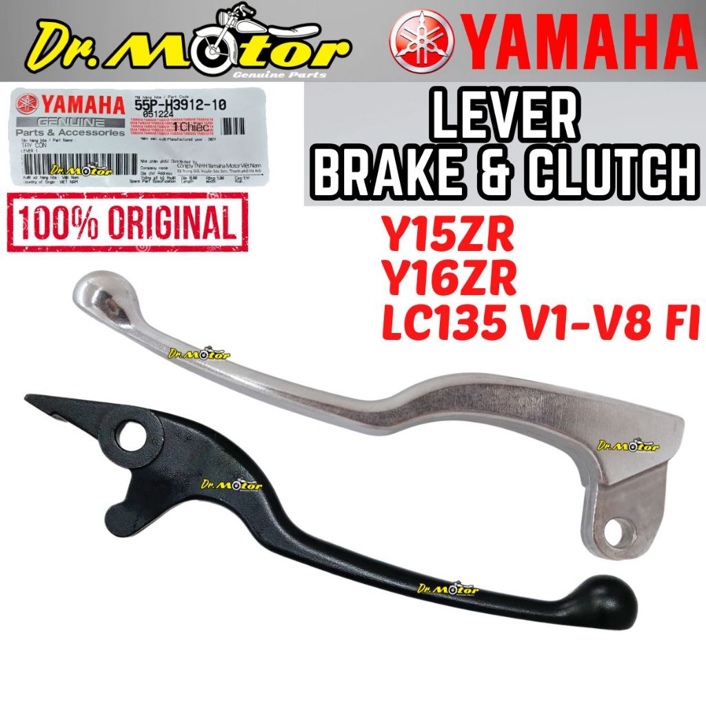 100% ORIGINAL YAMAHA Y15ZR Y15 LC135 LC 135 V1-V8 FI Y16ZR HAND LEVER BRAKE LEVEL TANGAN CLUTCH ...