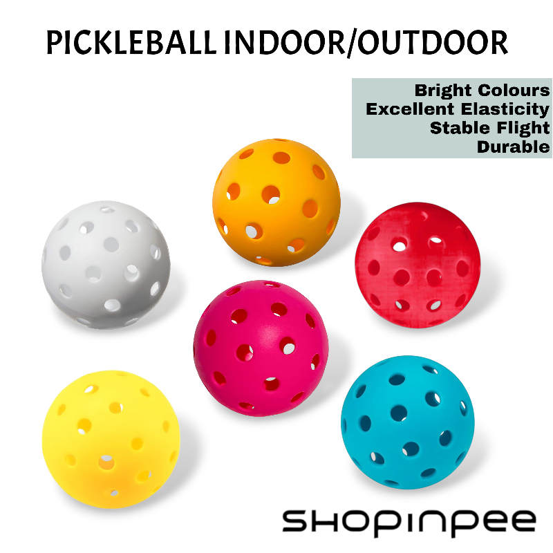 Pickleball Balls Indoor/Outdoor Perforated Ball Training ball Seamless ...