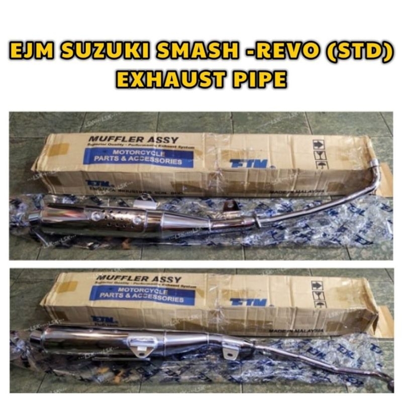 EJM SUZUKI SMASH-REVO EXHAUST PIPE(STD) | Shopee Malaysia