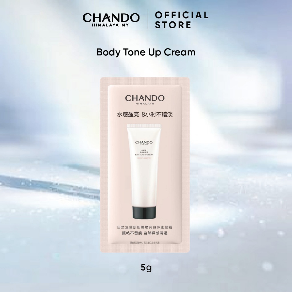 CHANDO Himalaya Body Tone Up Cream (5g) 自然堂雪肌细嫩焕亮身体素颜霜 (5g) | Shopee ...