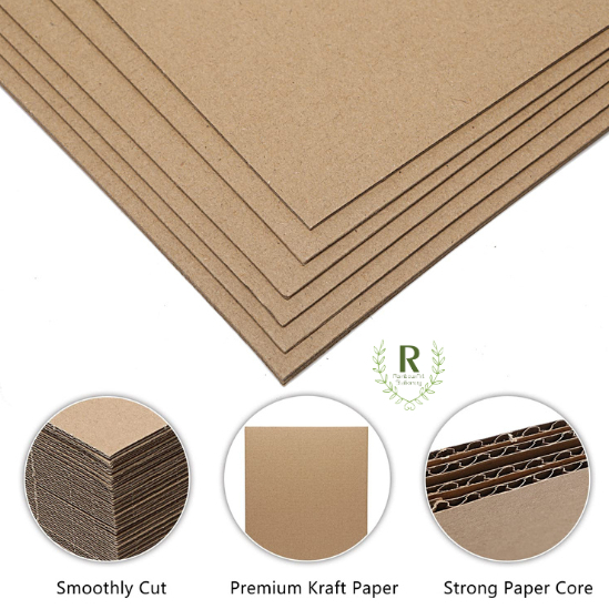 A2 Size Corrugated Board Kotak Lapik Layer Pad Packaging Box Carton Box ...