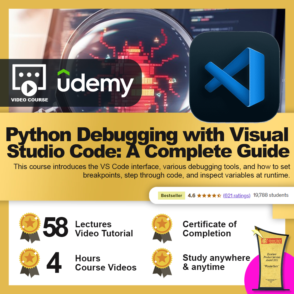 [Video Course] Python Debugging with Visual Studio Code: A Complete Guide | Shopee Malaysia