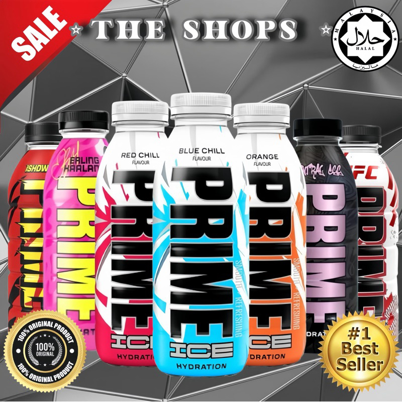*CHEAPEST* PRIME HYDRATION DRINK by KSI & LOGAN PAUL | Shopee Malaysia