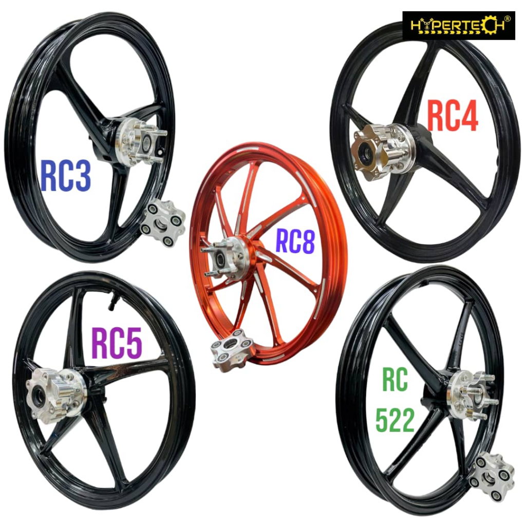 Hypertech PRO-RC3 RC4 RC5 RC522 RC8 SPORT RIM Pro custom open hub siap ...