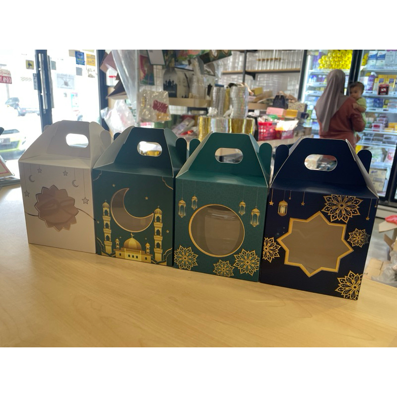 1pc - Emboss Emas Hari Raya Box / Hari Raya Kotak / Hari Raya Box 2025 ...
