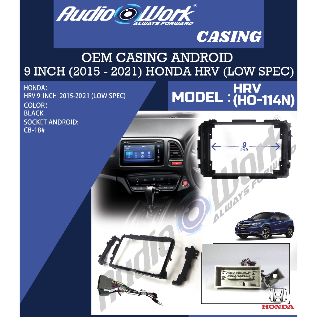 HONDA HRV 2015-2021 10inch - Android Player Casing | Shopee Malaysia