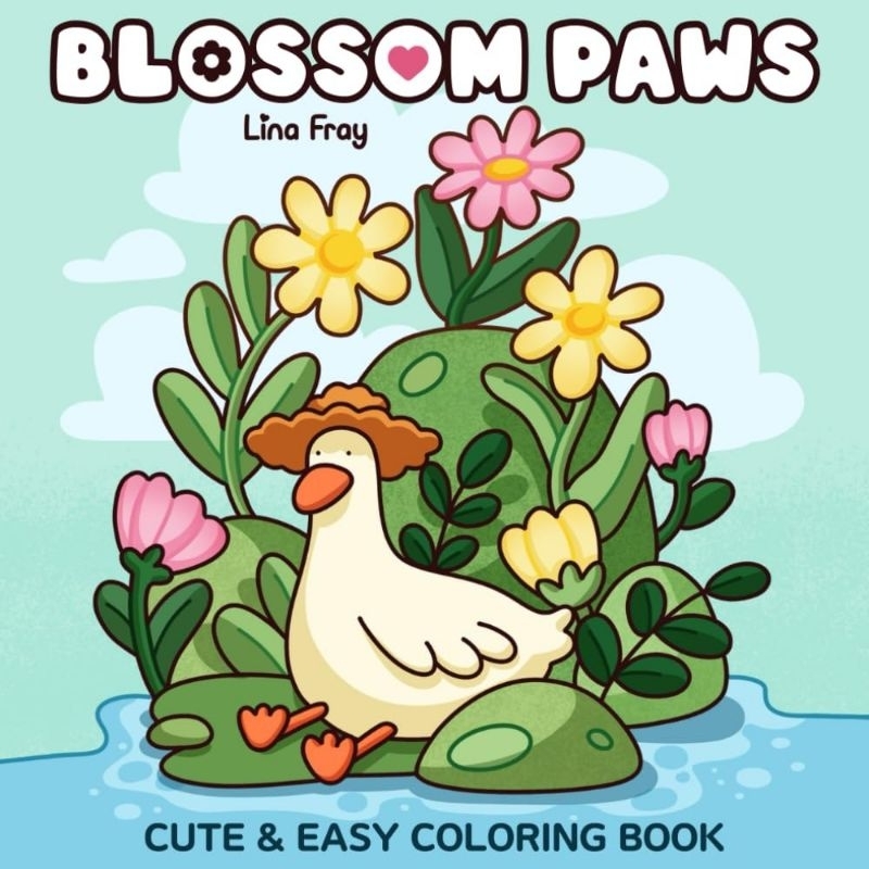 Blossom Paws Lina Fray Digital Coloring Page By Kuki Puff | Shopee Malaysia