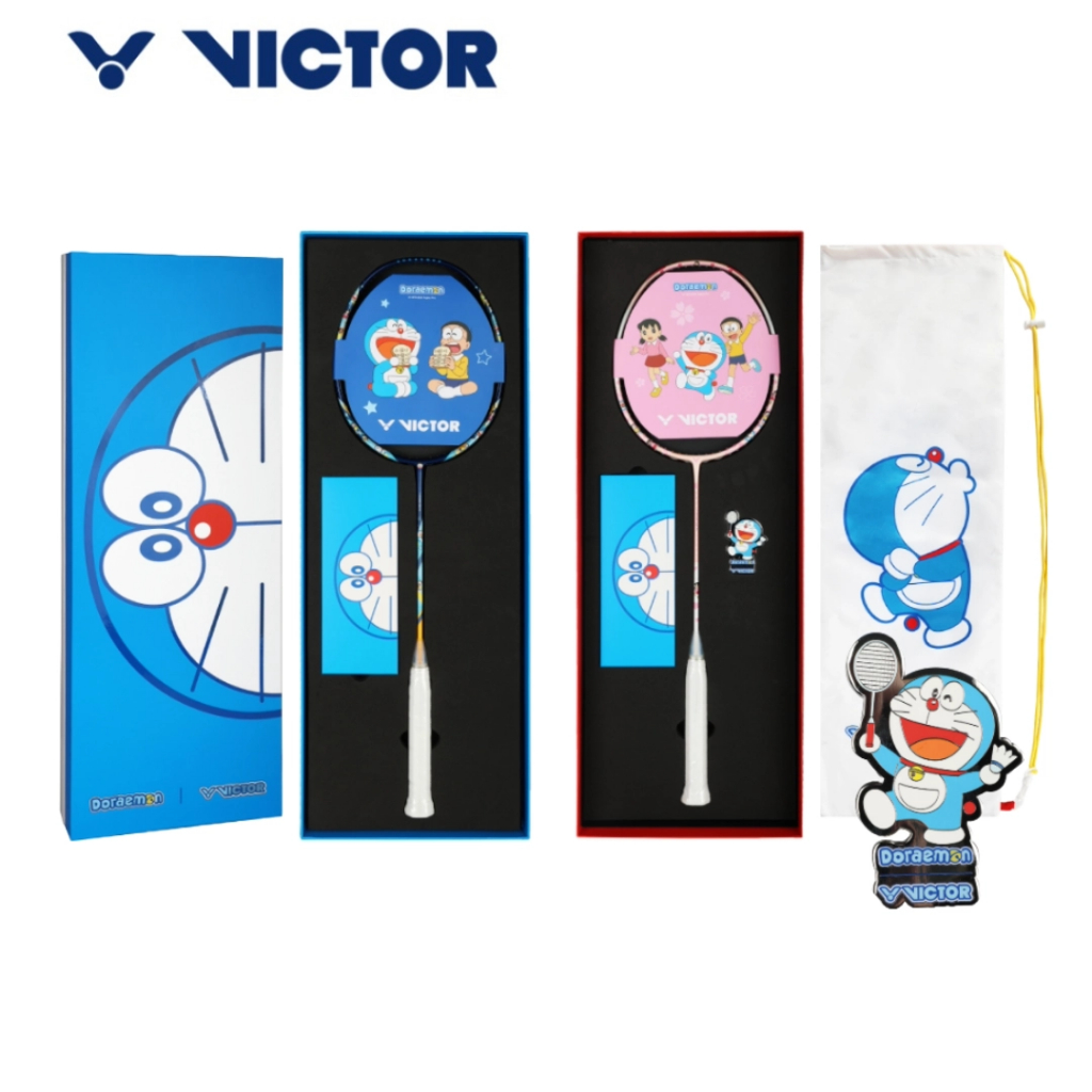 Victor X Doraemon Collection T Box Badminton Racket Drm Set Free Shirt Free Sock Shopee