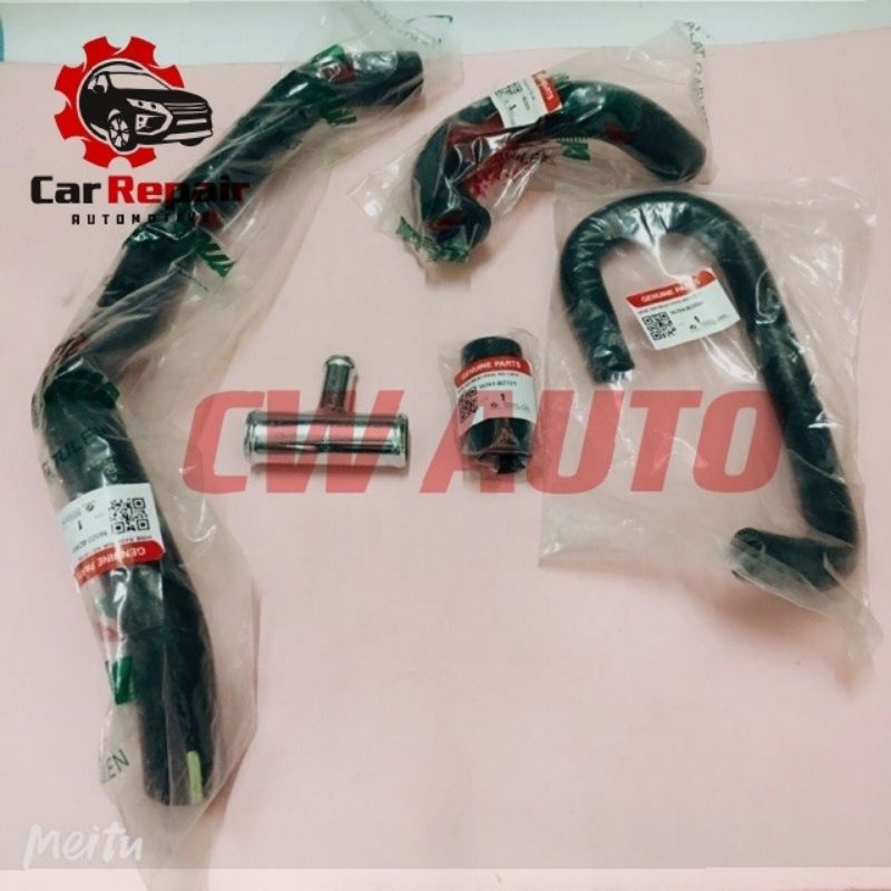 ORIGINAL RADIATOR HOSE PERODUA MYVI 1.3 2005-2010 COMPLETE SET TANGKI ...