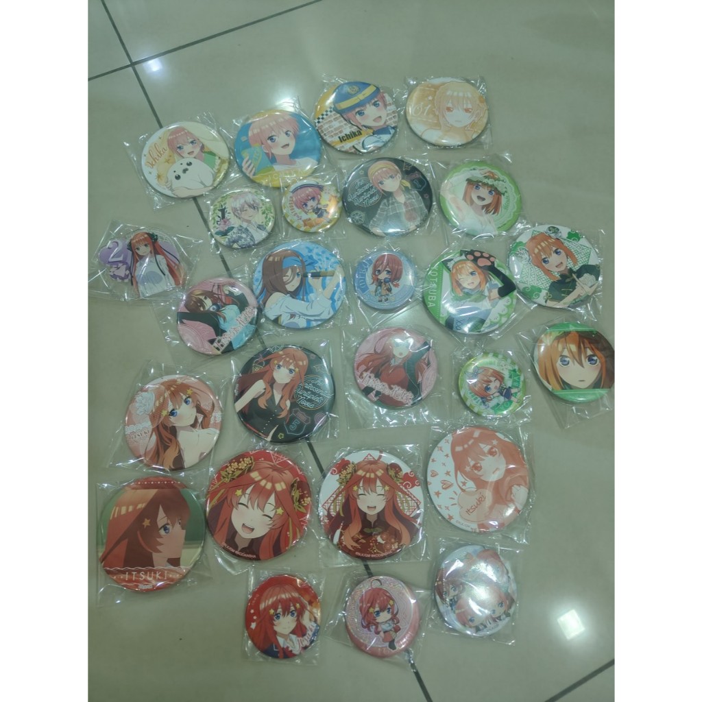 The Quintessential Quintuplets Official Badges | Shopee Malaysia
