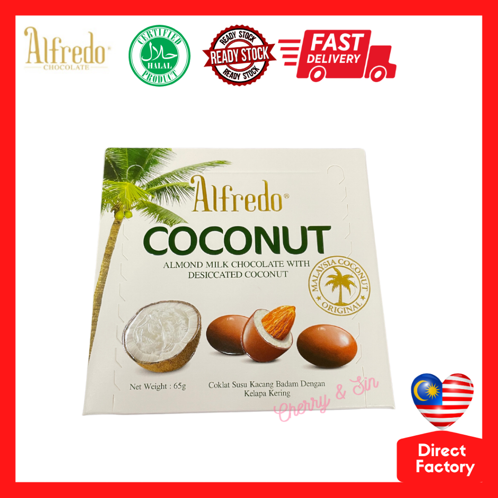 【MALAYSIA COCONUT READY STOCK】Alfredo Coconut Almond Milk Chocolate ...