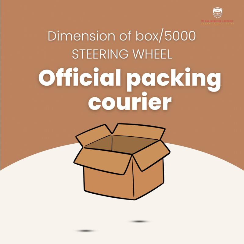 Steering Wheel Box Packaging Courier Channel | Shopee Malaysia
