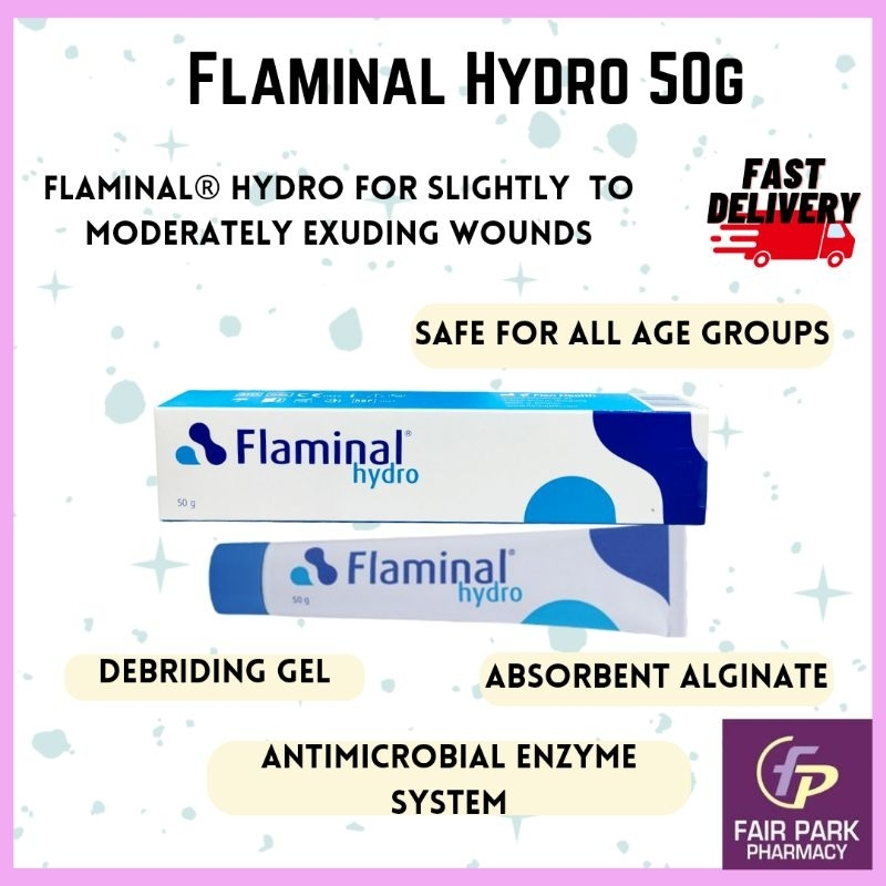 FPpharmacy Flaminal Hydro 50g. (For Low To Moderately Exuding Wounds ...