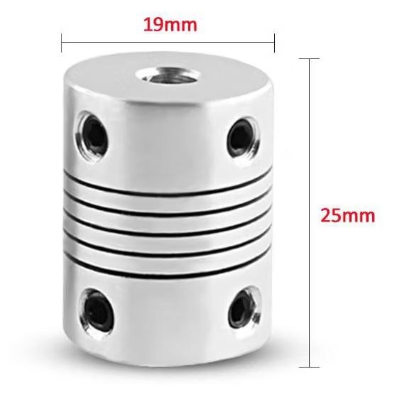 8mm to 8mm Aluminium Alloy Shaft Coupling Flexible Coupler Motor ...