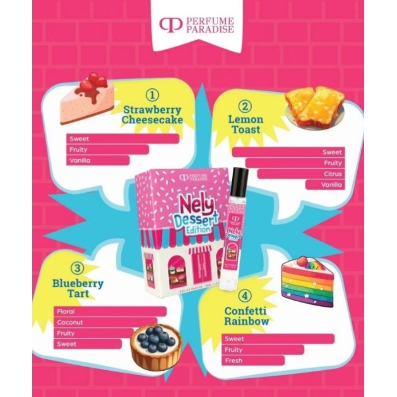 NEW PERFUME PARADISE X NELY DESSERT EDITION | Shopee Malaysia