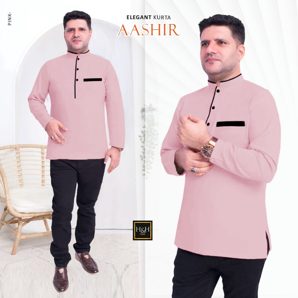 "Elegant Kurta AASHIR for Muslim By H&H TEXTILES V2 | Shopee Malaysia
