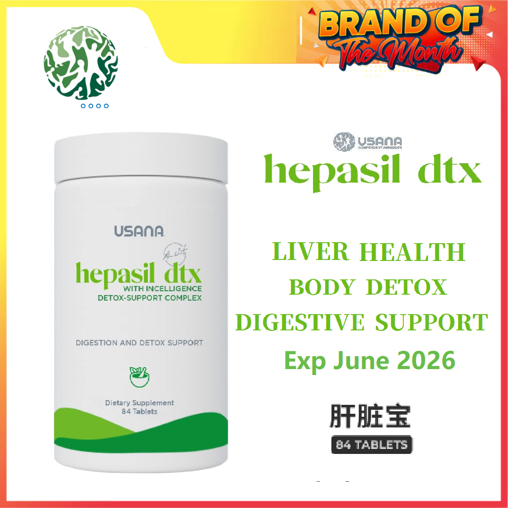 清货95RM/瓶！ORIGINAL USANA HEPASIL DTX 肝臟寶 84 TABLETS Exp June 2026 ...