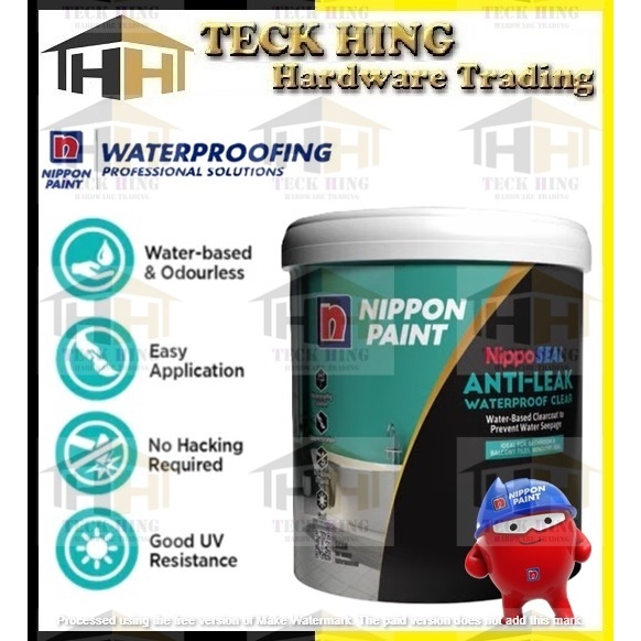 Nippon Paint NippoSeal Anti-Leak Waterproof Clear No Leak Water Base ...