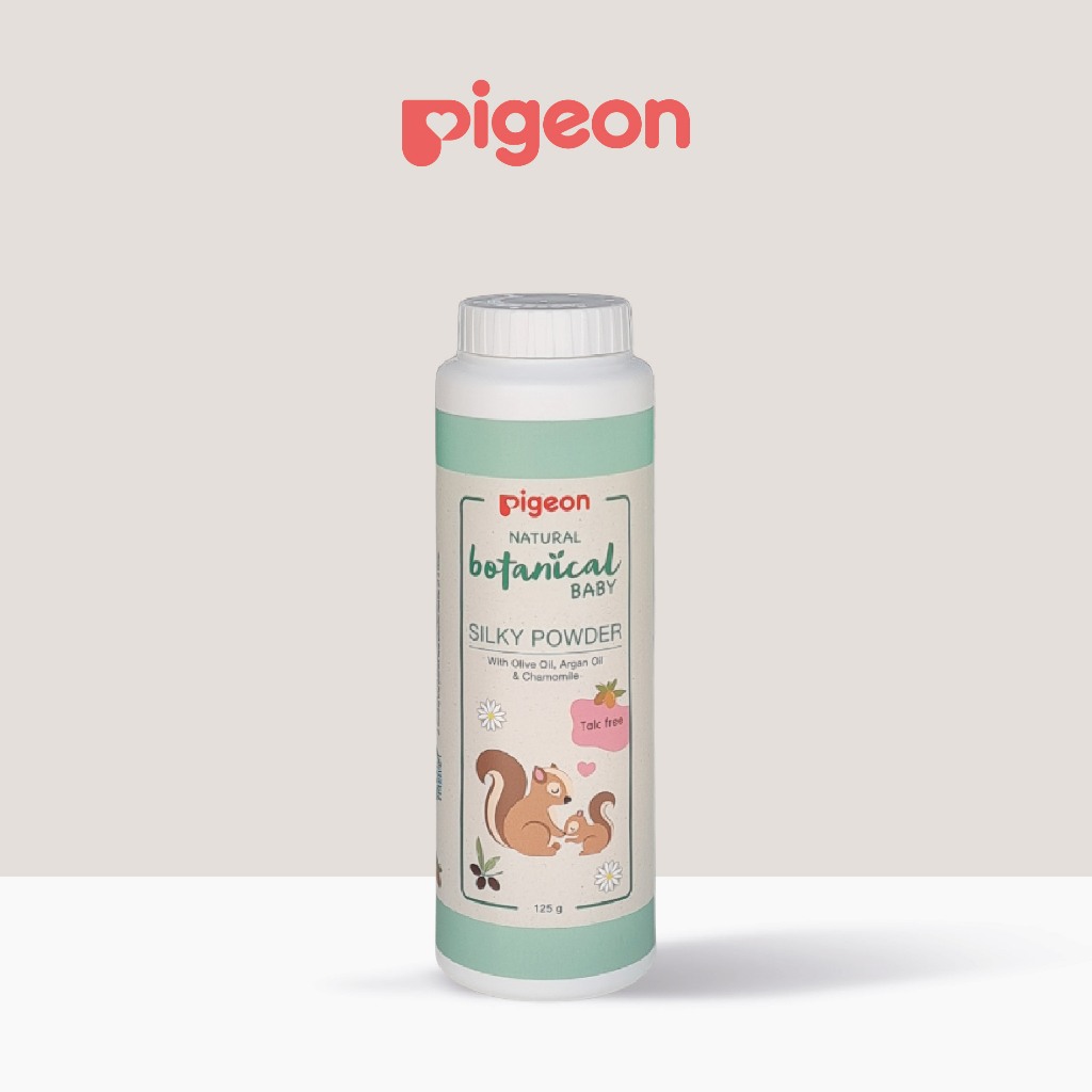 PIGEON NATURAL BOTANICAL BABY SILKY POWDER 125G ( 79899 ) | Shopee Malaysia
