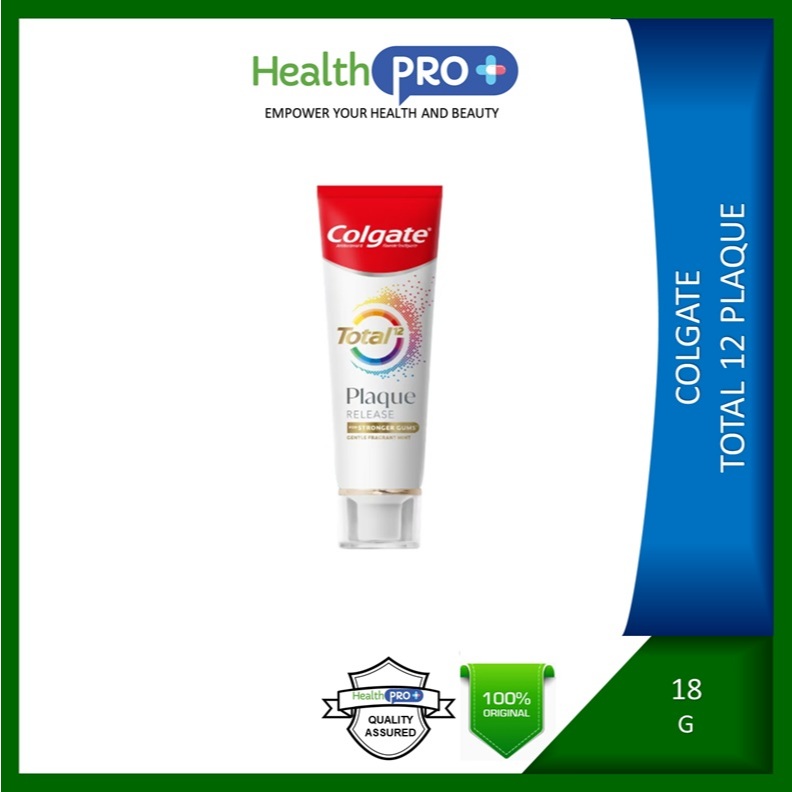 (EXPIRY:05/2025) Colgate Total Plaque Release Gentle Fragrant Mint 18G ...