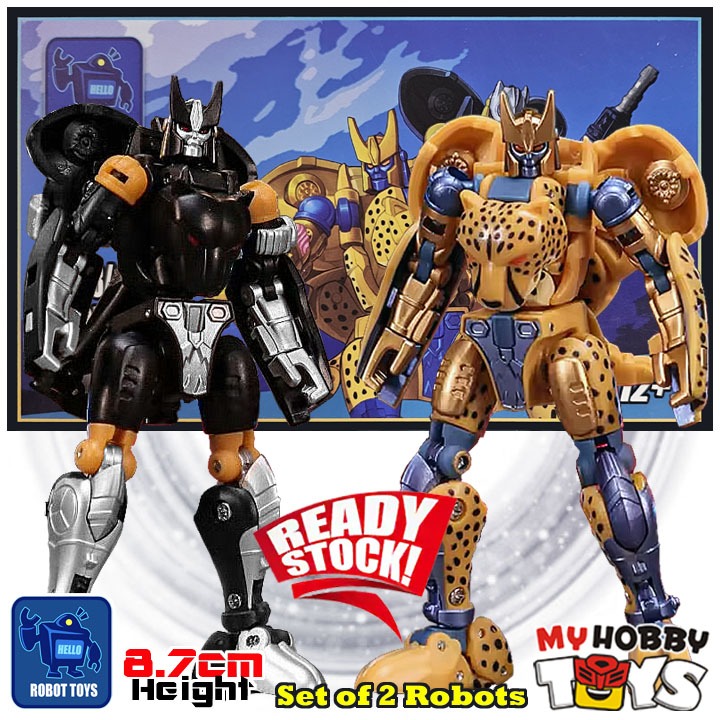 Robot Toys Transformable Robot- RT-03 & RT-03B Working Leopard Beast ...