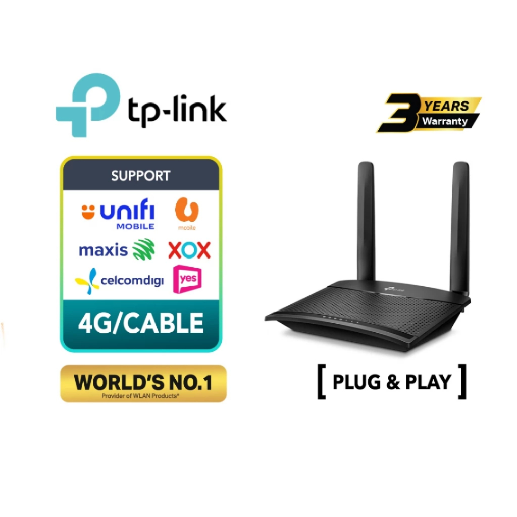 TP-Link 4G LTE Mobile Direct Sim Modem Router Support Hotspot Unlimited ...
