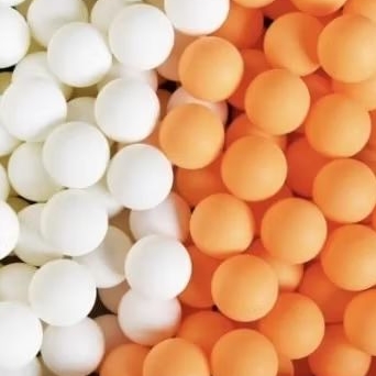 50Pcs/Pack 40mm Table Tennis Balls Frosted Ping Pong Ball Portable ...