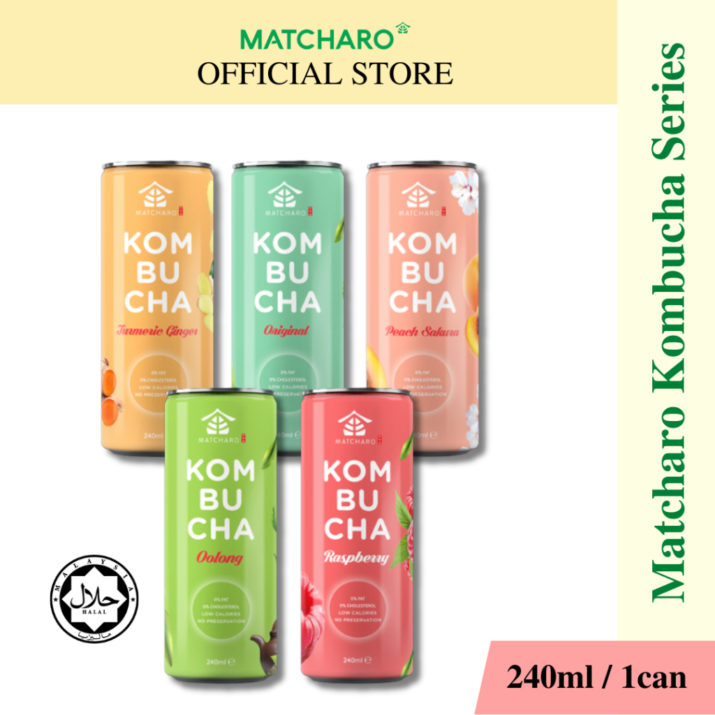 ZÉRA Mom - [HALAL] MATCHARO Kombucha Drinks (240ml) | Shopee Malaysia