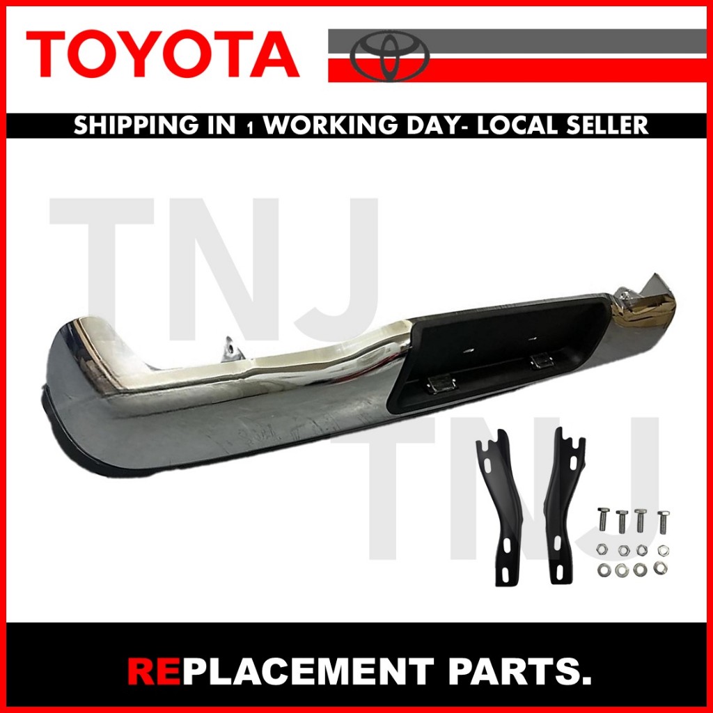 REAR BUMPER ASSY WITH BRACKET ARM TOYOTA HILUX VIGO KUN25 52105-0K021 ...