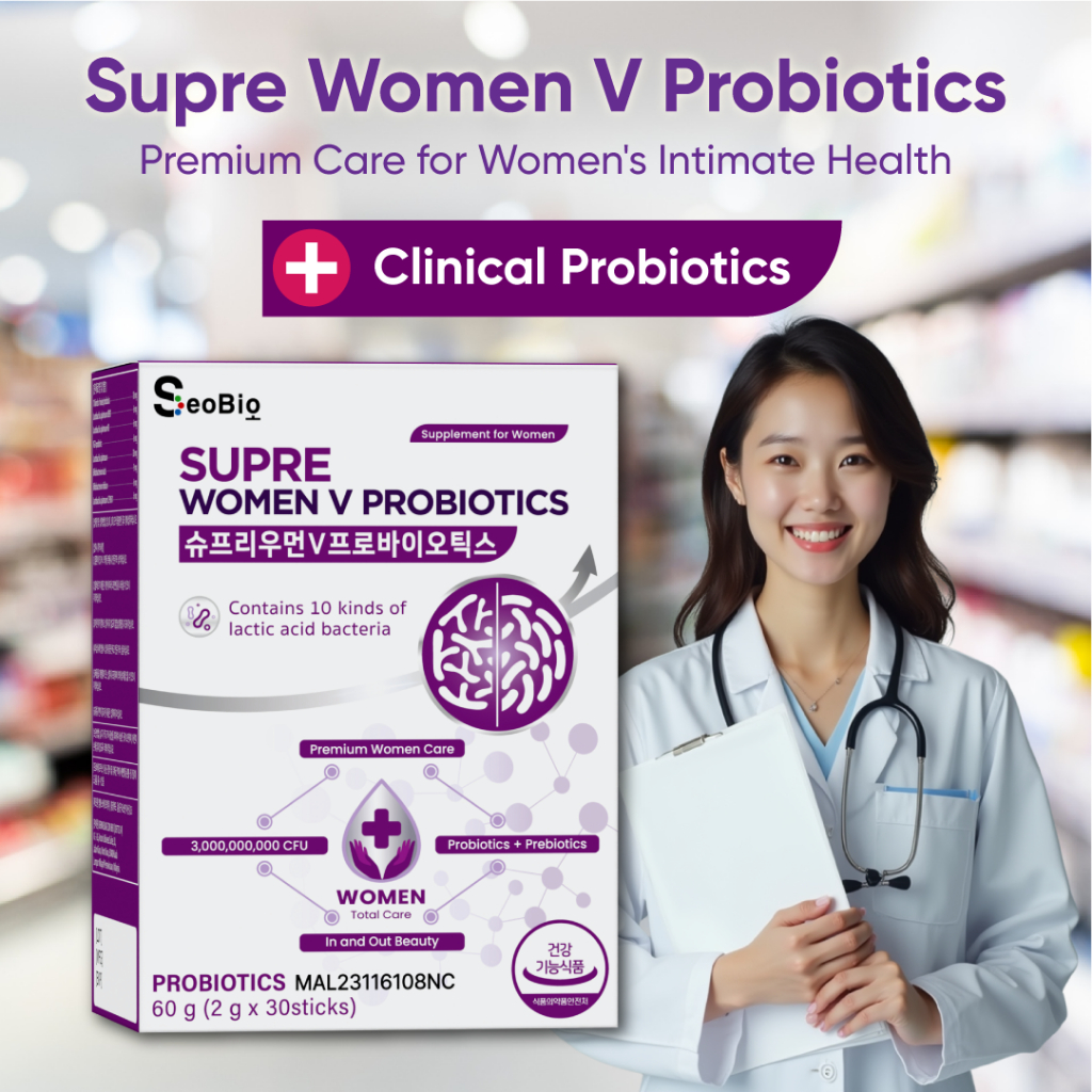 SUPRE WM V Probiotics (益生菌）2gx30sticks for 1month (Women private care ...