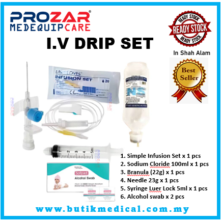 IV DRIP SET 100ML/250ML/500ML/1000ML | Shopee Malaysia