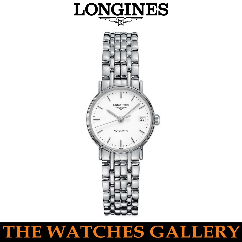 Longines L43214126 ( 25.5 MM ) presence white dial automatic | Shopee ...