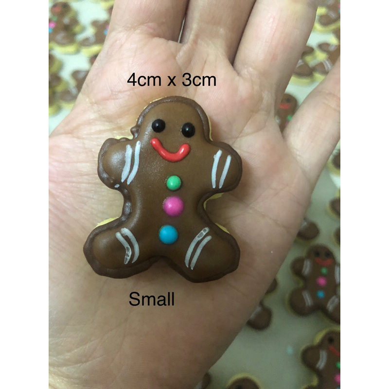 Gingerbread Man Cookies 3 size | Shopee Malaysia