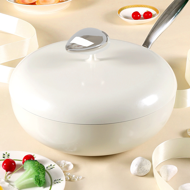 Pebble Stone Frying Pan Maifan Stone Non-stick Pan High Appearance ...