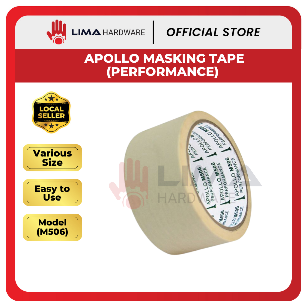 APOLLO MASKING TAPE (PERFORMANCE) | Shopee Malaysia