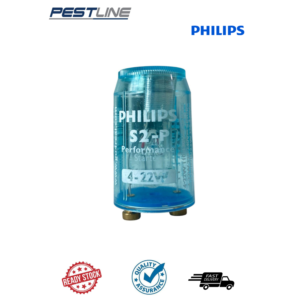 Philips Fluorescent Tube Starters 4-22W 220-240V S2-P | Shopee Malaysia