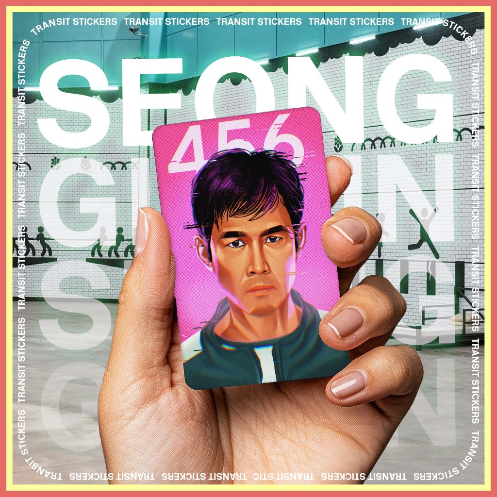 Player 456 Netflix Squid Game Fan Art | LRT, MRT, BRT, TnG and MyRapid ...