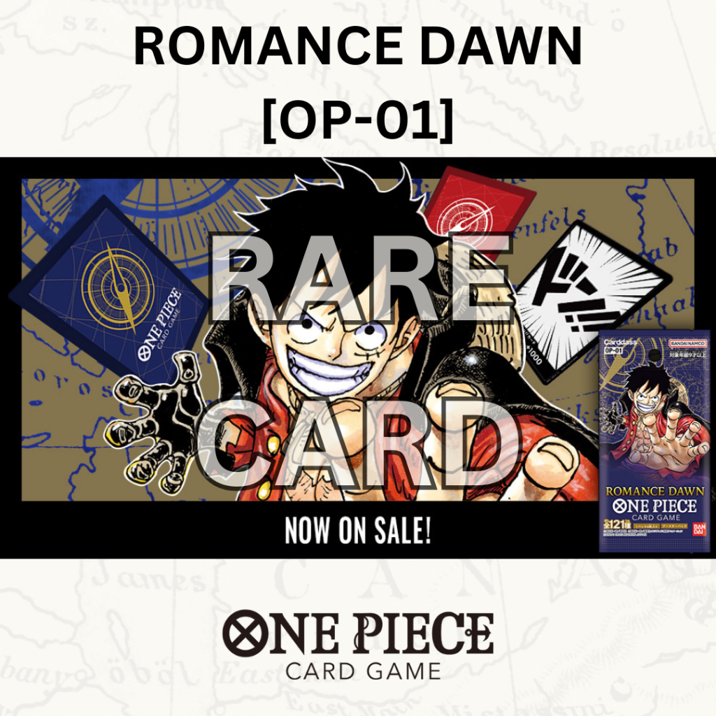 OP01 | R | All Color | One Piece Card Game | Japanese | Original Bandai | Shopee Malaysia