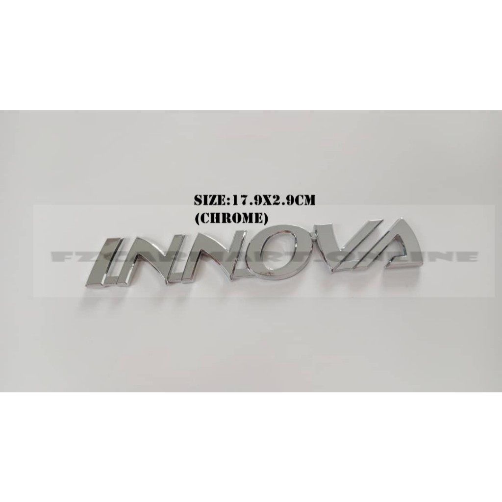 TOYOTA INNOVA EMBLEM LOGO-(ABS) | Shopee Malaysia