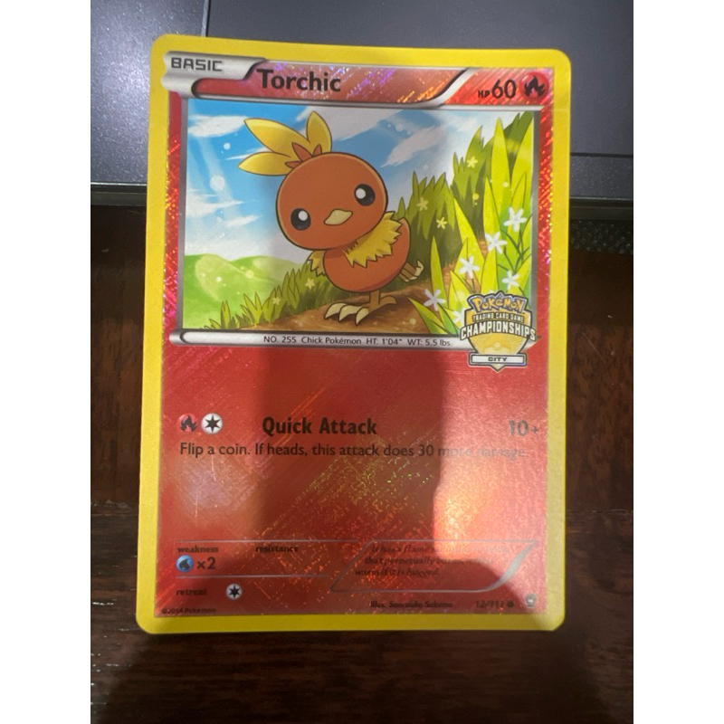 Pokemon Tcg - Torchic vintage promo Champion card | Shopee Malaysia