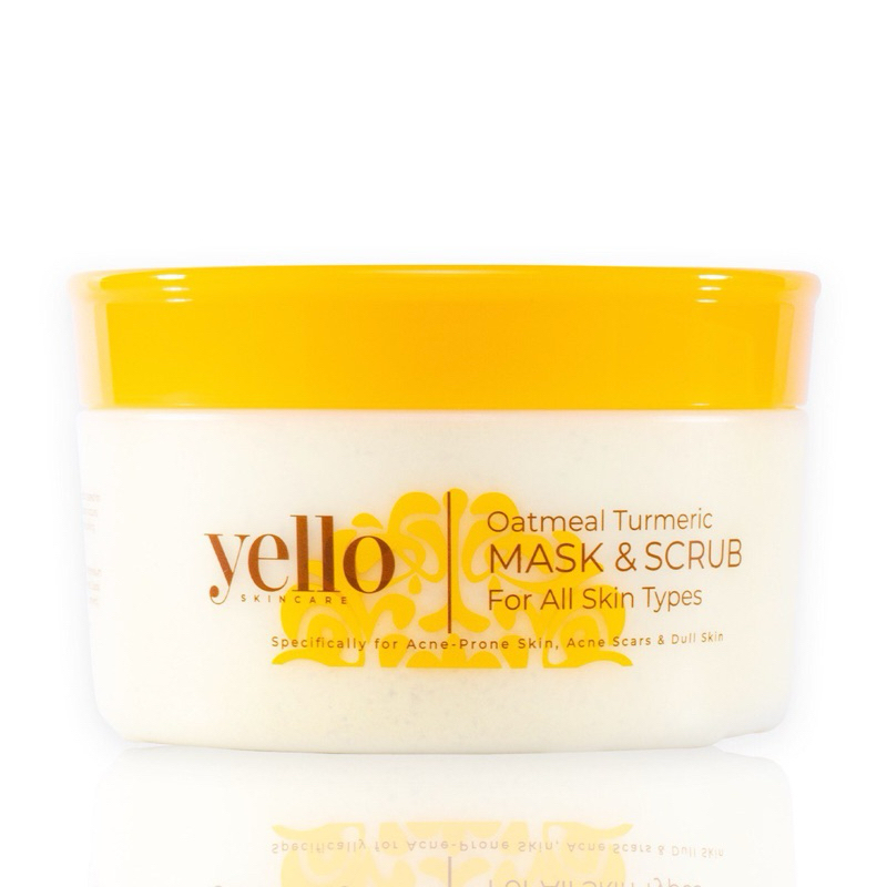 (READY STOCK)YELLO Oatmeal Turmeric Mask Scrub (OTMS) | Shopee Malaysia