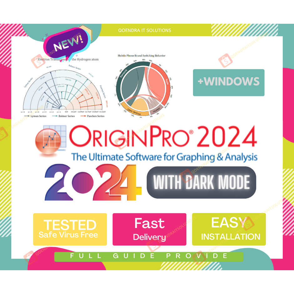 OriginLab OriginPro 𝟏𝟎.𝟐 𝟐𝟎𝟐𝟓 🔥 +Video Guide | [+For Win FullActivted] | Shopee Malaysia